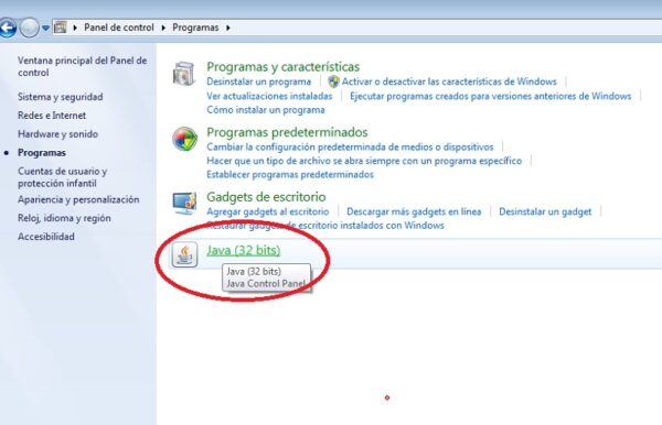 Aplicacion Bloqueada por la Seguridad de Java – InsertCloud